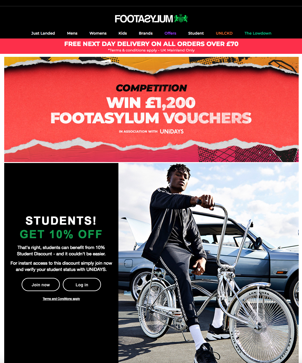 UNiDAYS | Footasylum